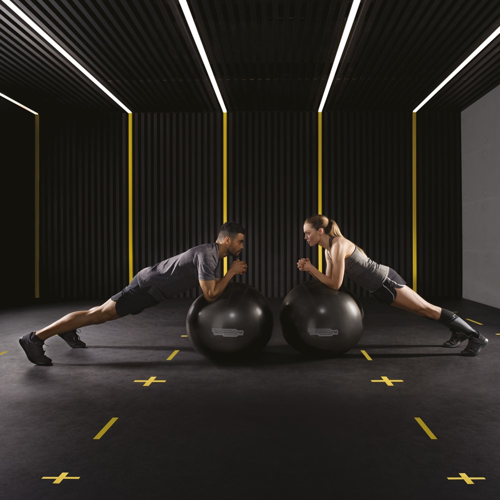 Double density ball D65 black - TECHNOGYM